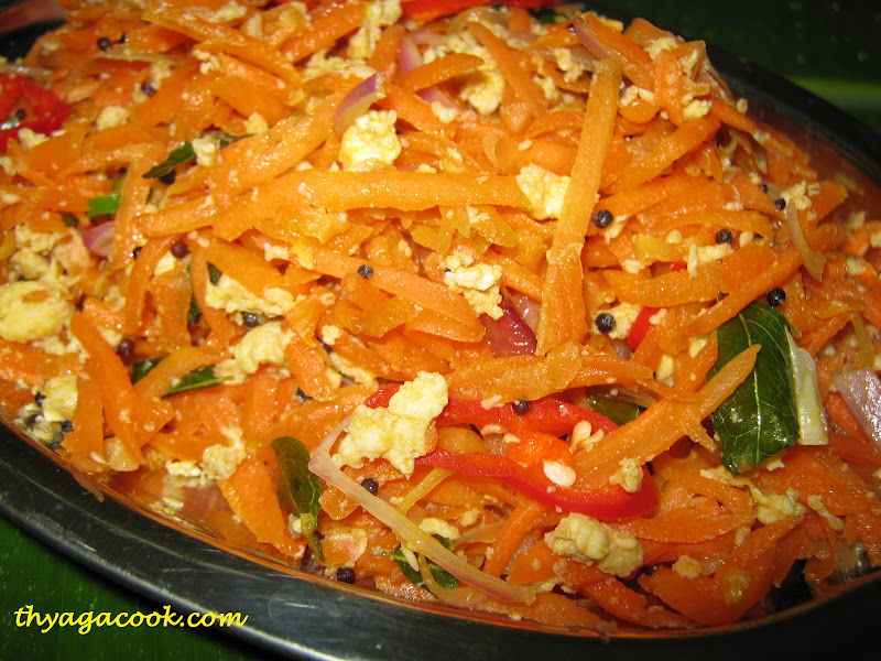 DAUN KARI Masakan Malaysia.....: LOBAK MERAH GORENG TELUR