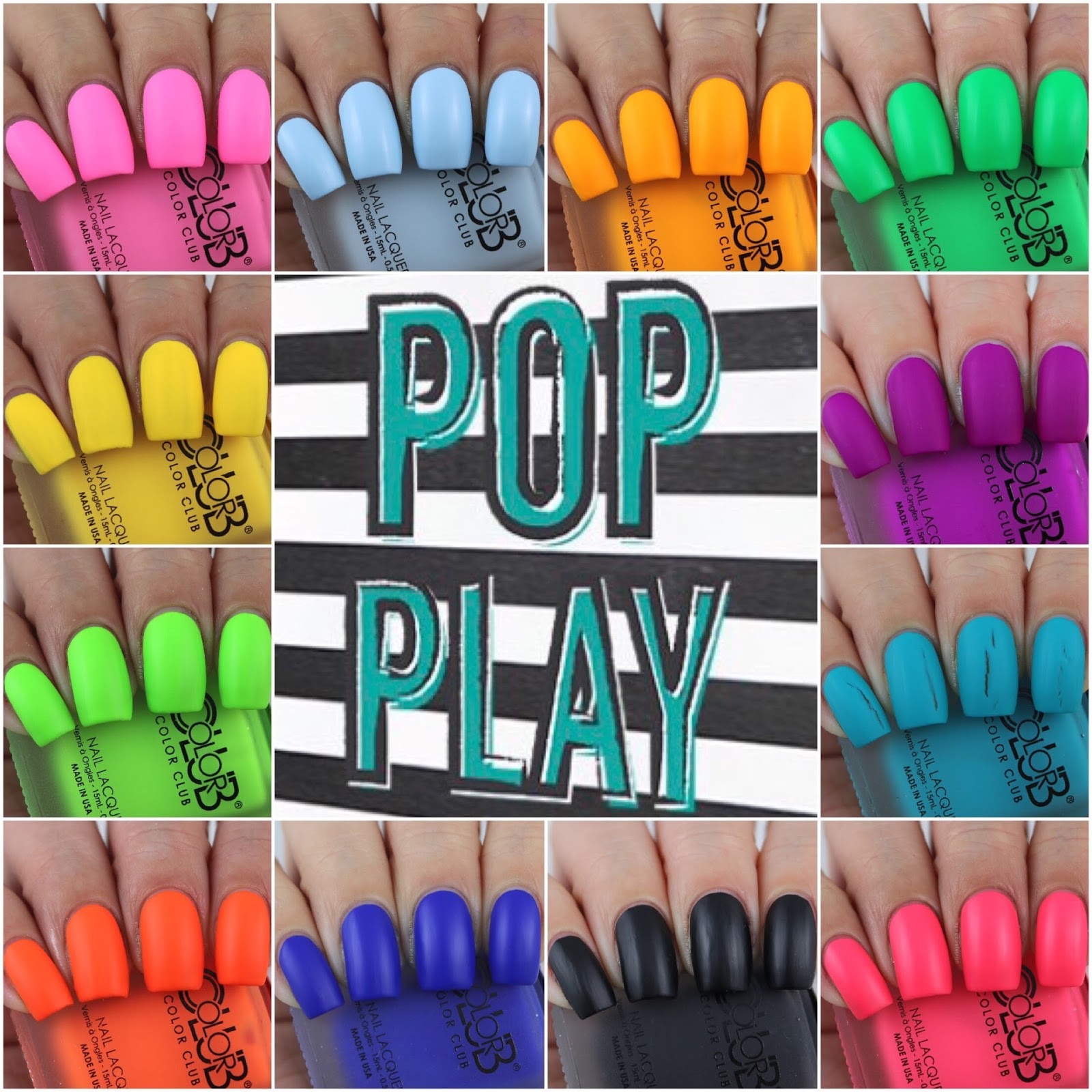 Olivia Jade Nails: Color Club Pop Play Collection - Swatches & Review