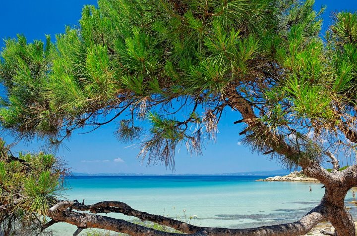 worldzone7: sandy beaches with crystal clear water in Greece