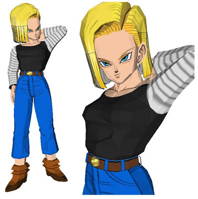 Dragon Ball - Android 18 Papercraft | Papercraft Paradise | PaperCrafts ...