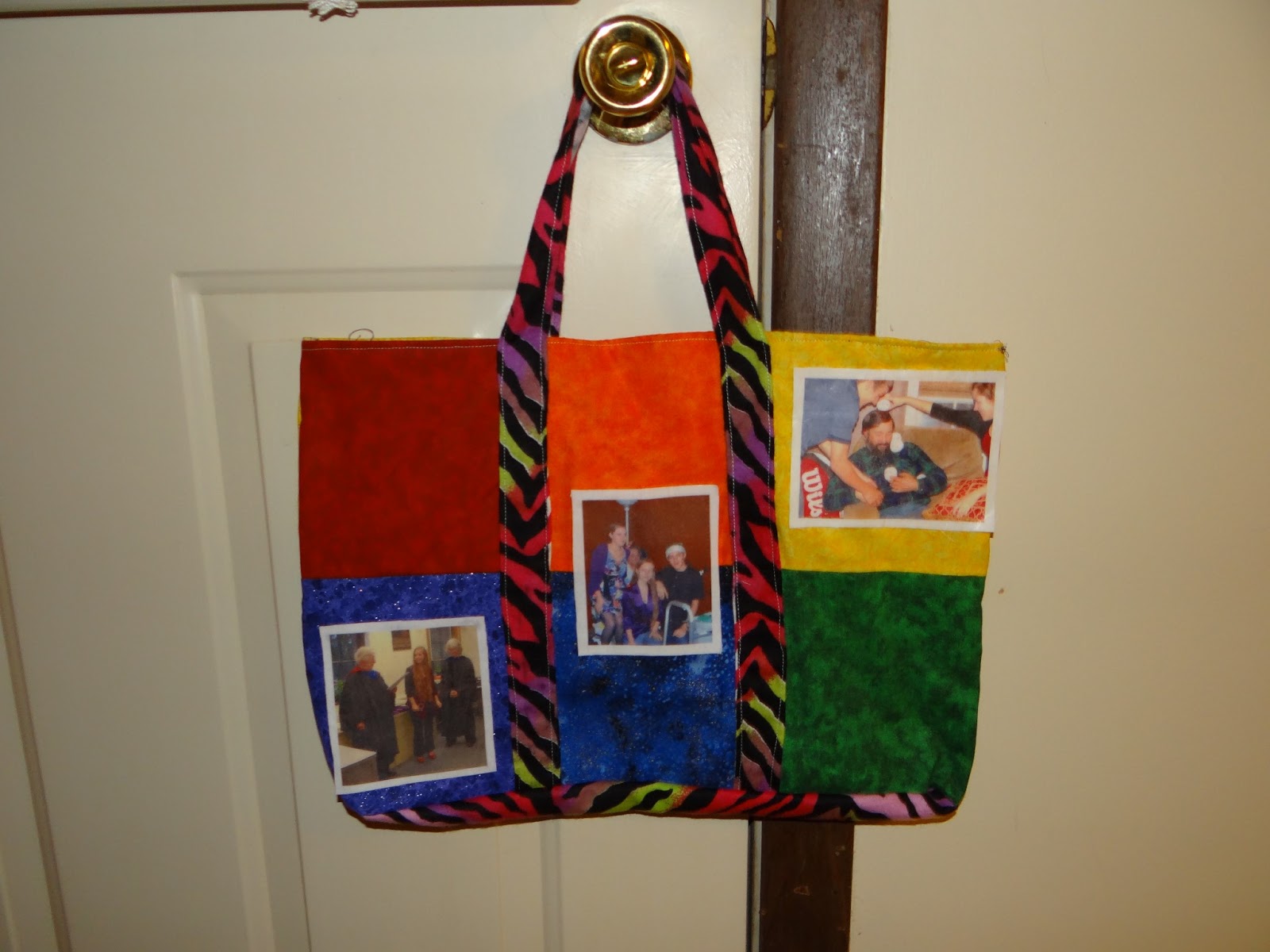 Amber's Craft a Week Blog: Favorite Photos Rainbow Tote