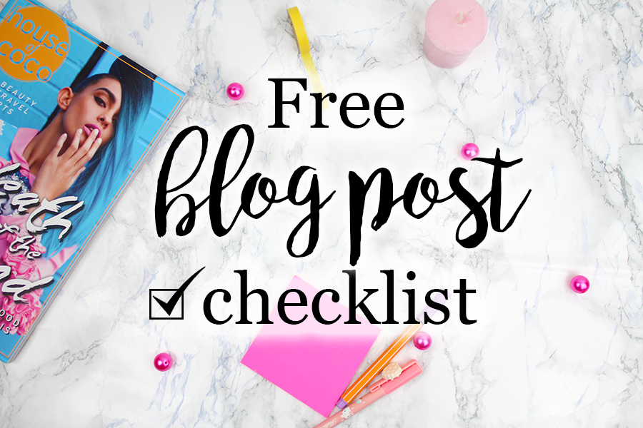 Free Blog Post Checklist | Dorkface | Bloglovin’