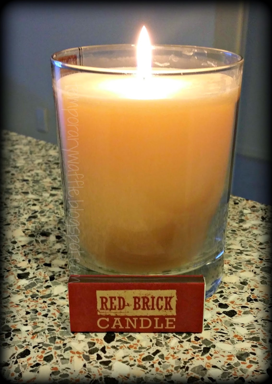 Temporary Waffle: Lighting the Atmosphere with Red Brick Candles