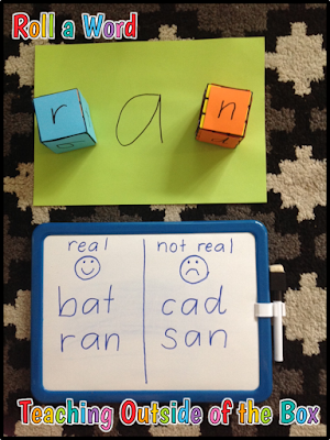 Teaching Outside of the Box...: Word Family Fun!