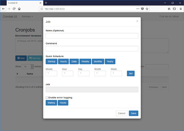 serverあれこれ: VagrantでCrontab UIをインストールした仮想マシン(Ubuntu18.04)を構築する