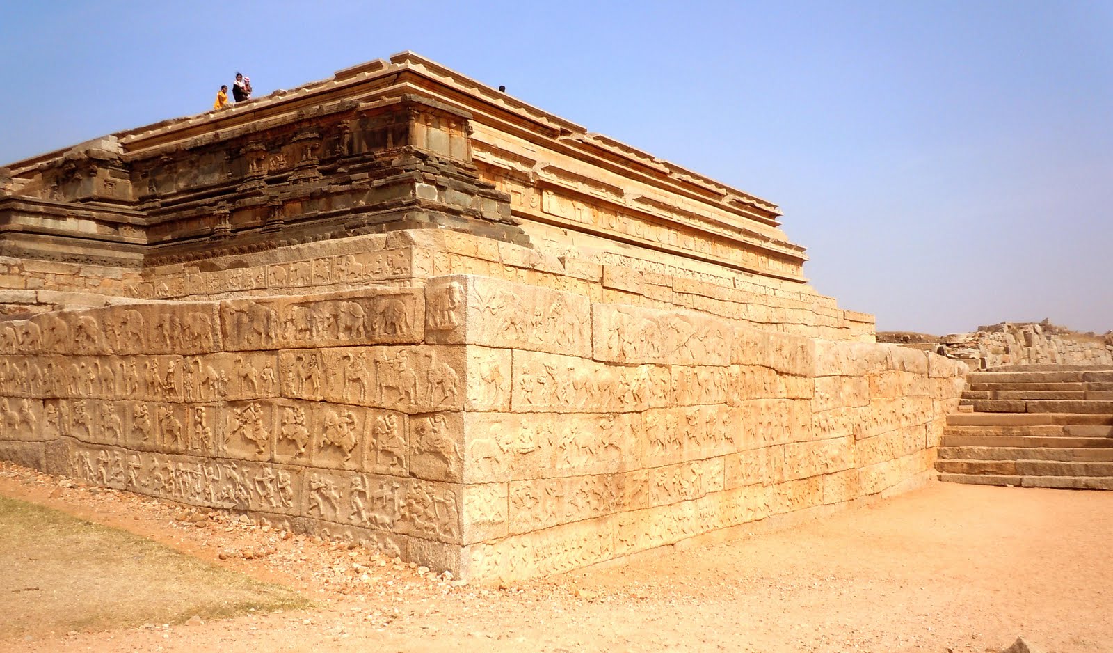 Just About Everything: Mahanavami Dibba, Hampi, Karnataka, India