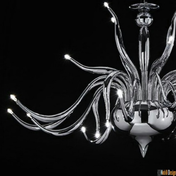 Candelabru de lux pentru living Elysee 24 brate - Lustre candelabre ...