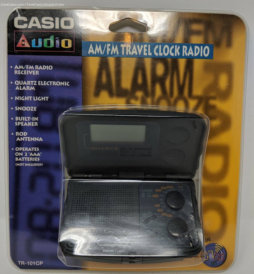 Zona Casio: AM/FM Travel Clock Radio de Casio (y "Travel Pack")