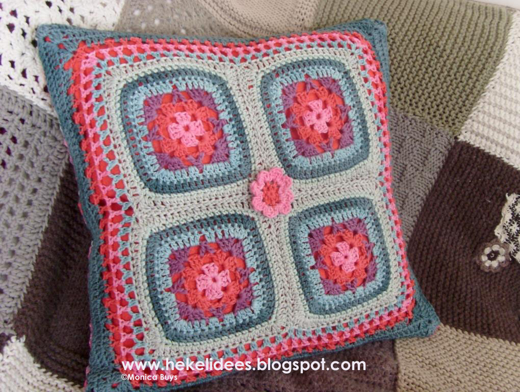 Hekel Idees: Hekel 'n Kussing Oortreksel.