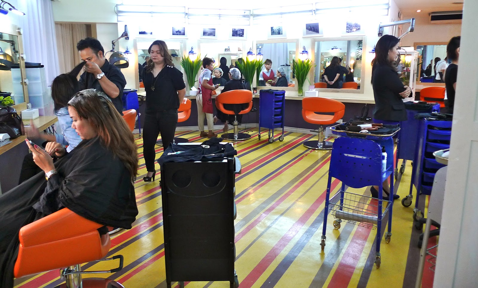 A Makeover Before The Holidays at Jing Monis Salon