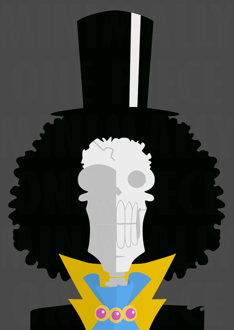 Dango Daikazoku: Minimalista (One Piece Chopper, Brook, Kuma, Jimbei)