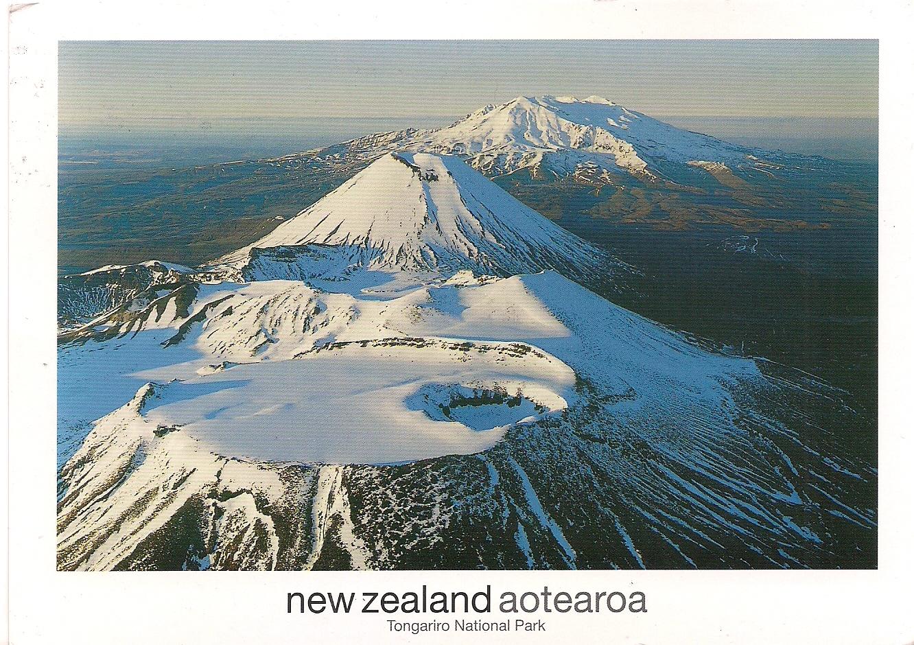 postcards2lufra: Snow-capped Volcanoes