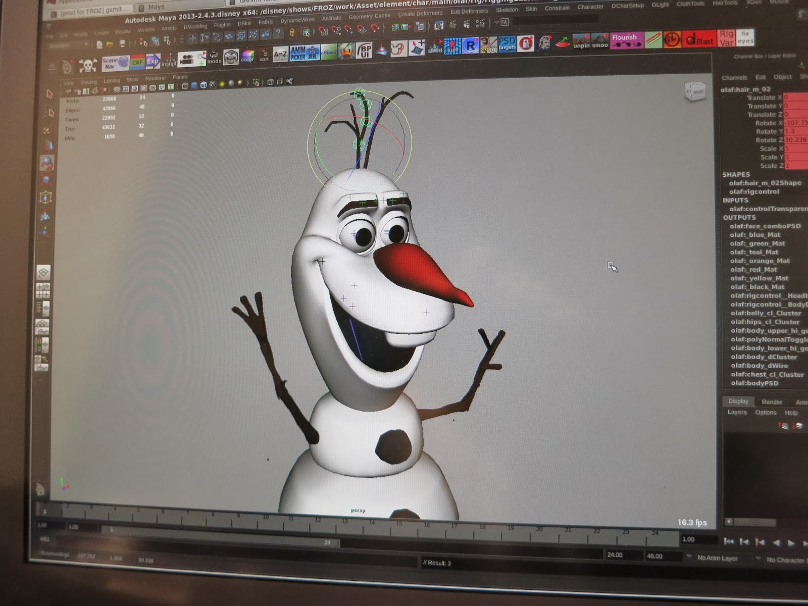 Susan's Disney Family: My experience with the FROZEN Rigging team ...