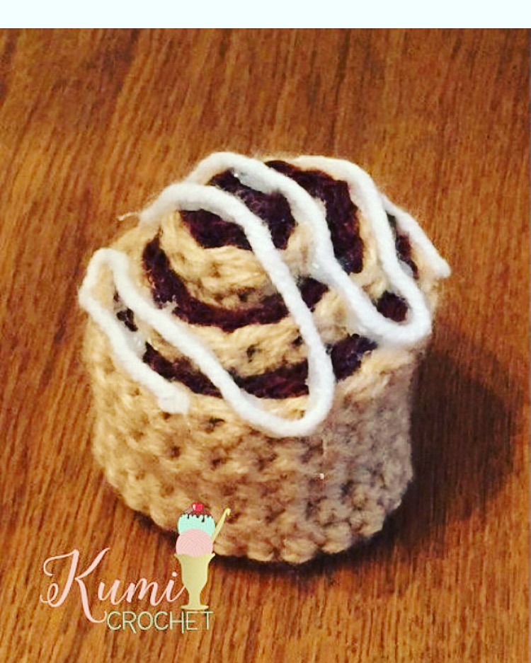 KumiCrochet: Crochet Cinnamon Roll - Free Pattern