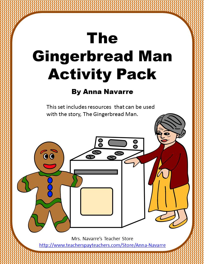 Mrs. Navarre’s Teaching Blog: The Gingerbread Man Activity Pack