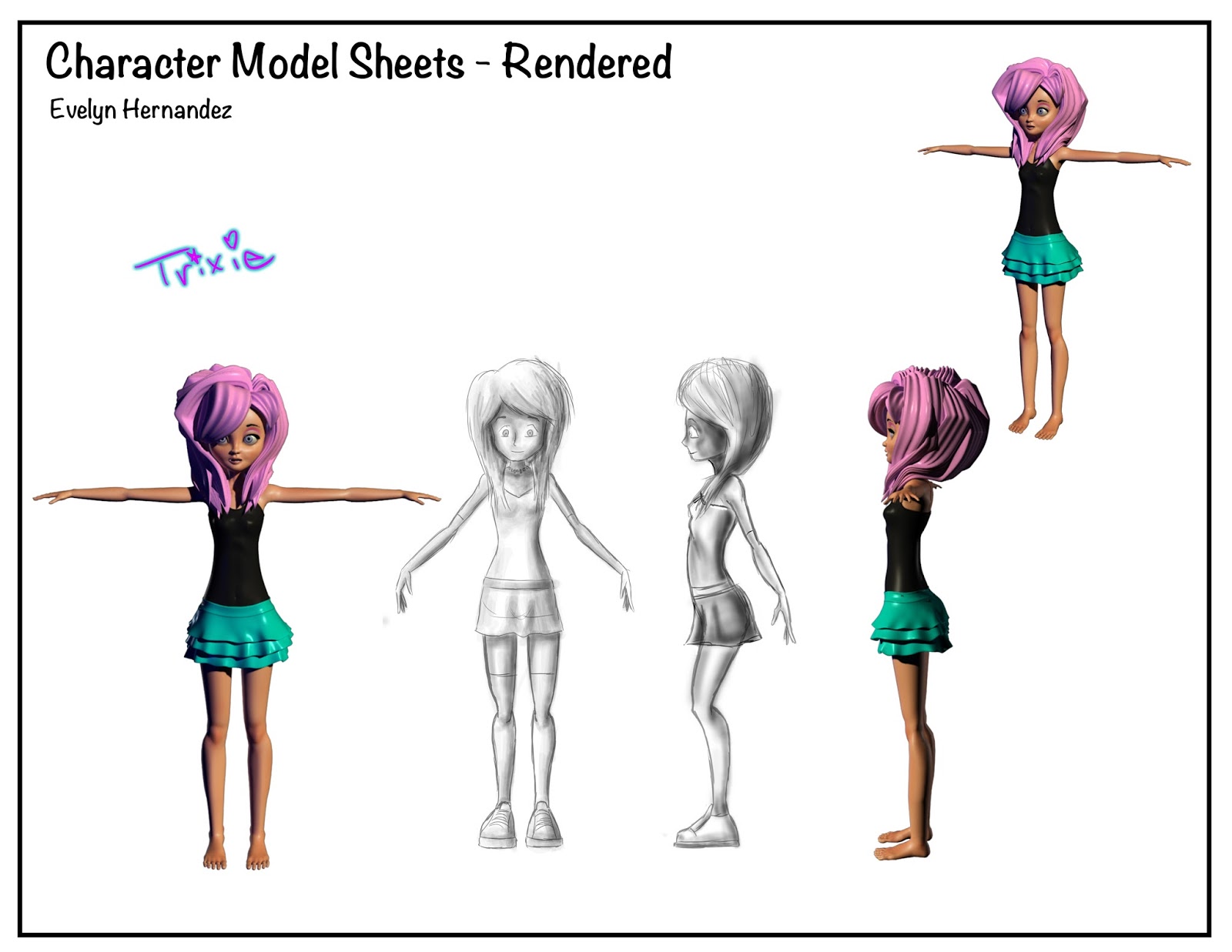 College Grind Short Film by Evelyn Hernandez: Meet the Character - Trixie