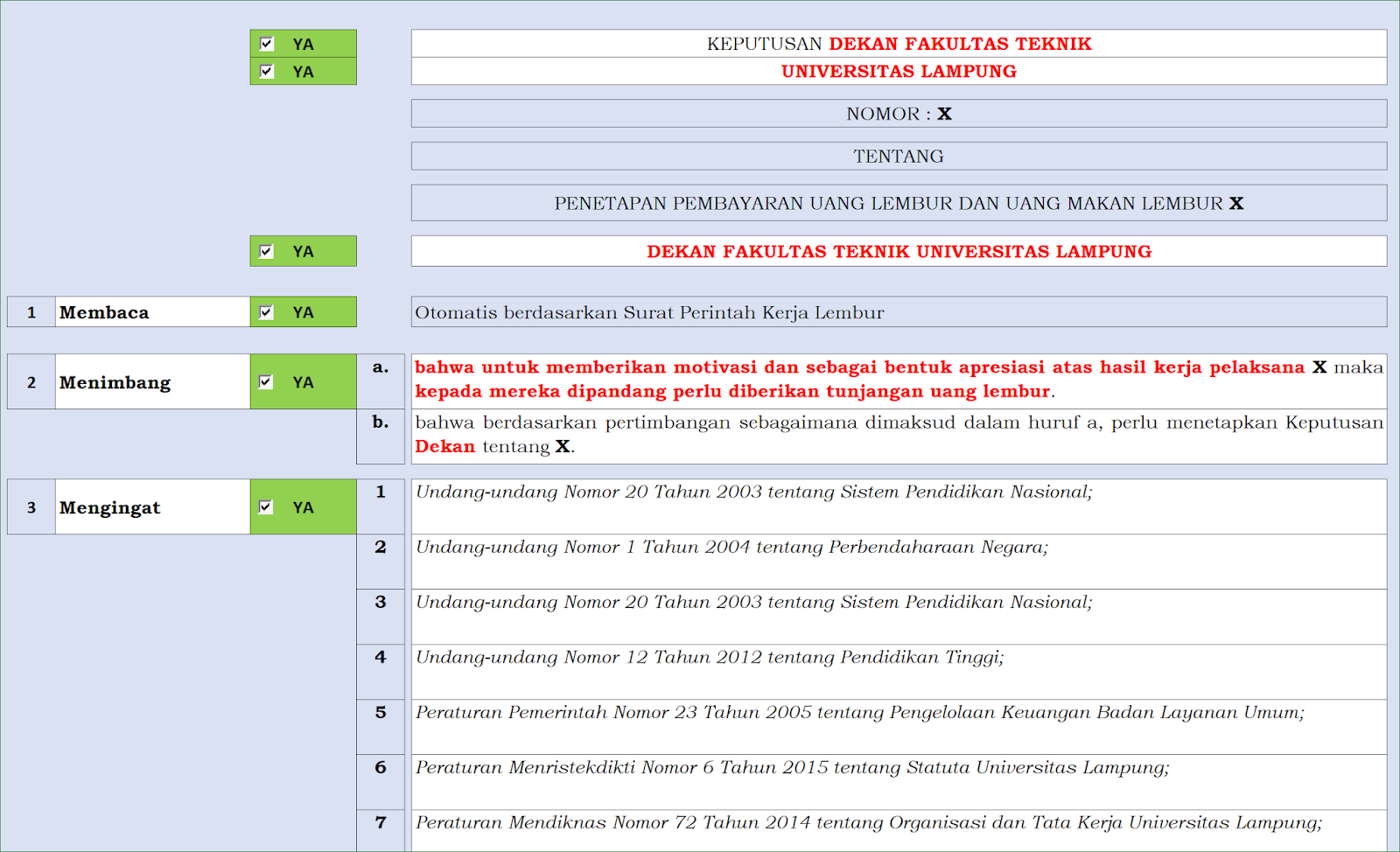 Aplikasi Excel Form Perhitungan Lembur - ExcelManiacs
