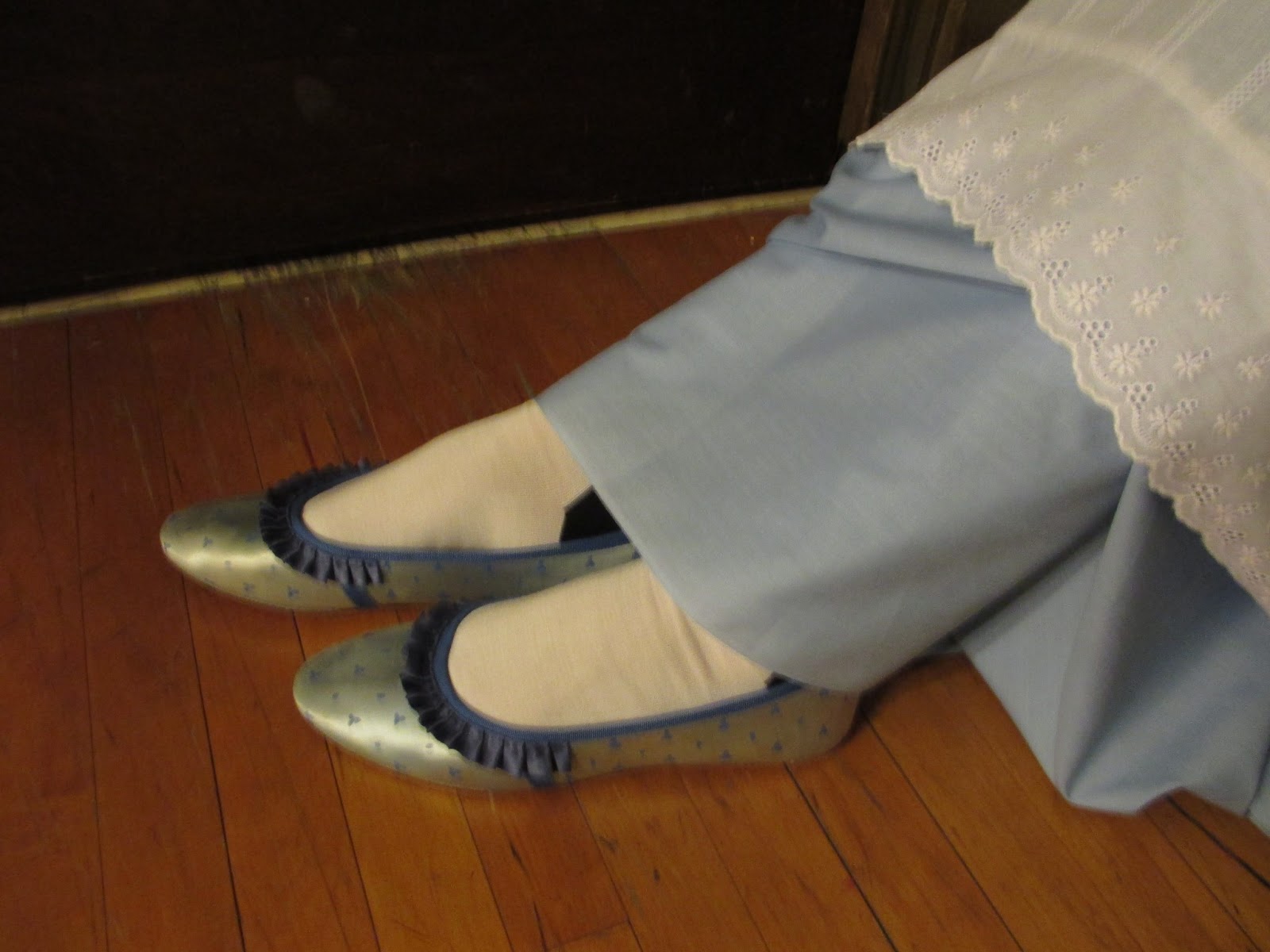 A Sartorial Statement: Regency Slippers From Modern Ballet Flats