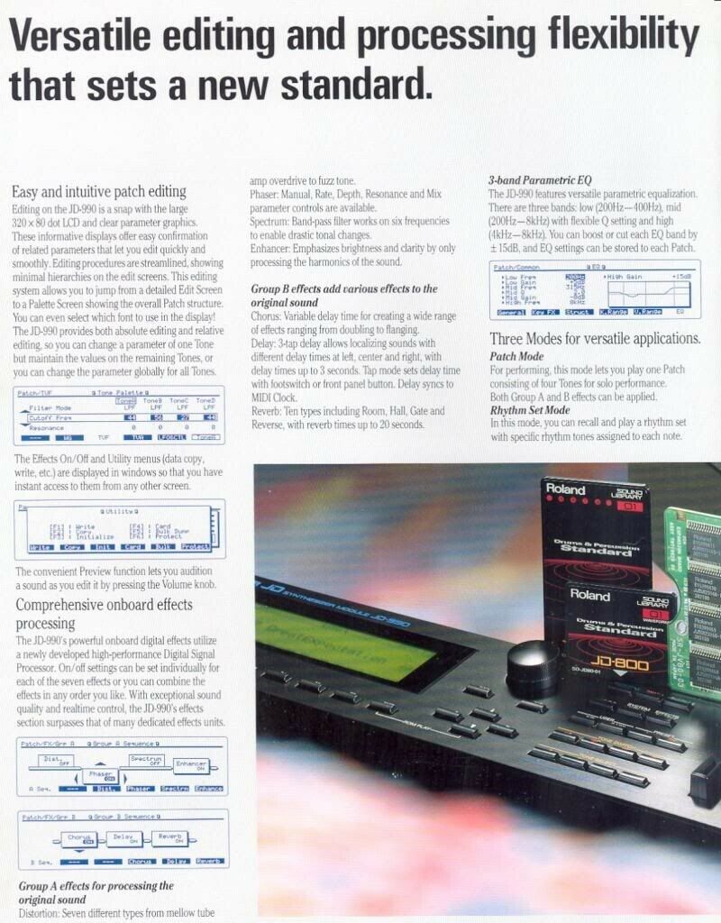 MATRIXSYNTH: Roland JD 990 Sounds