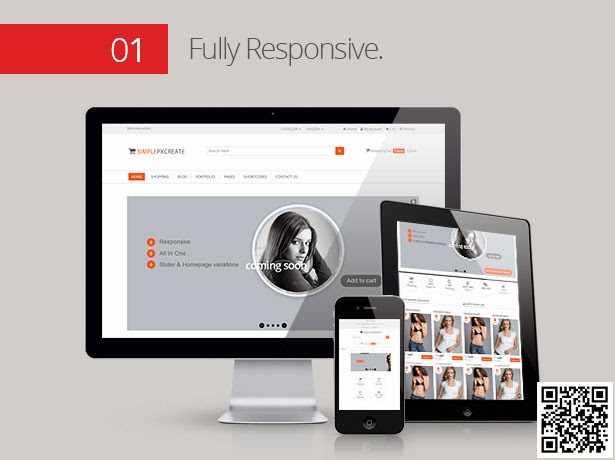 Simplepxcreate : eCommerce Wordpress Theme