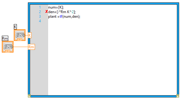 Labview-Uso de MathScript node