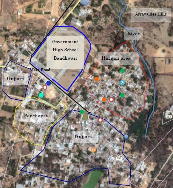 Target Area: Bandhwari Village: Location
