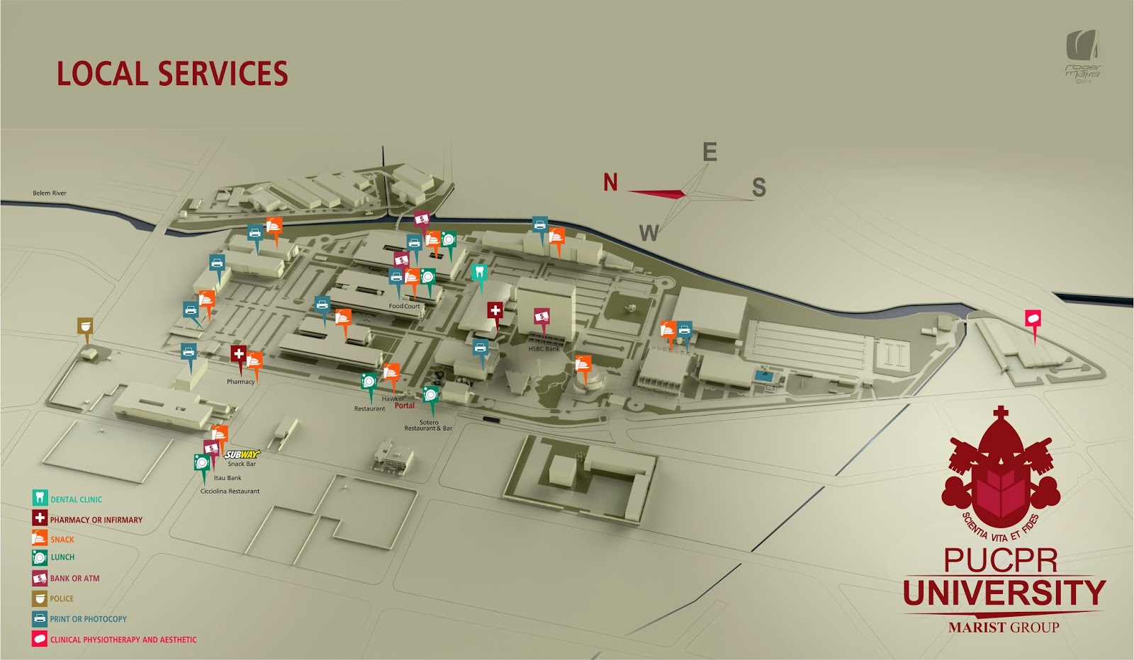 Roger Mafra: MAPA: PUCPR UNIVERSITY by Roger Mafra, 2013