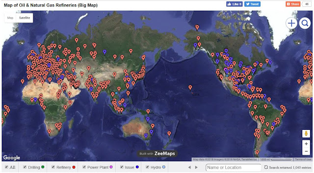 Refinery Maps | Find Oil & Gas Refinery Safety Issues Near You