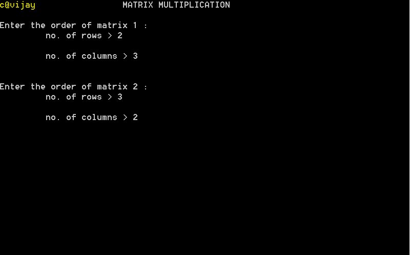 WeCode: Matrix-Multiplication using class(C++)