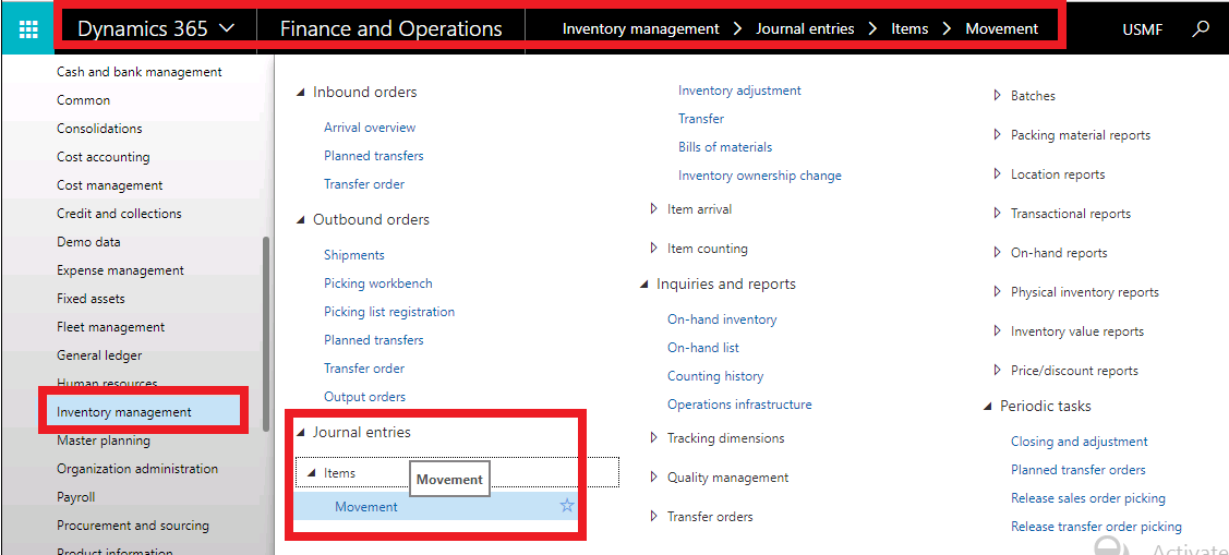 How to block warehouse for transactions by standard function and ...
