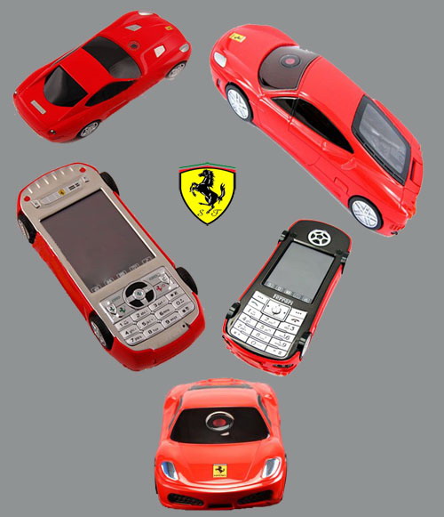 Business Blog: Ferrari Shaped Mobile Phone with Multi Function