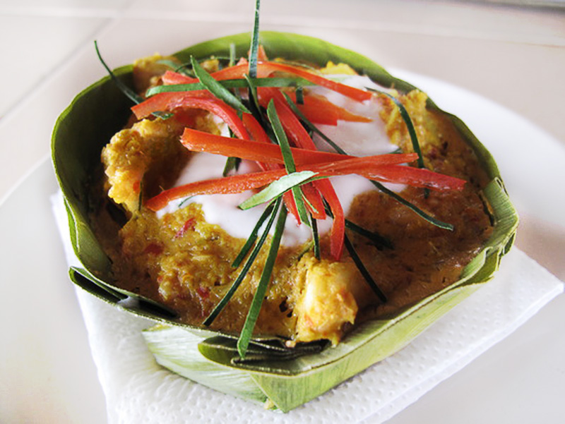 Recept: Amok fish - Kambodža | Lahkih nog naokrog