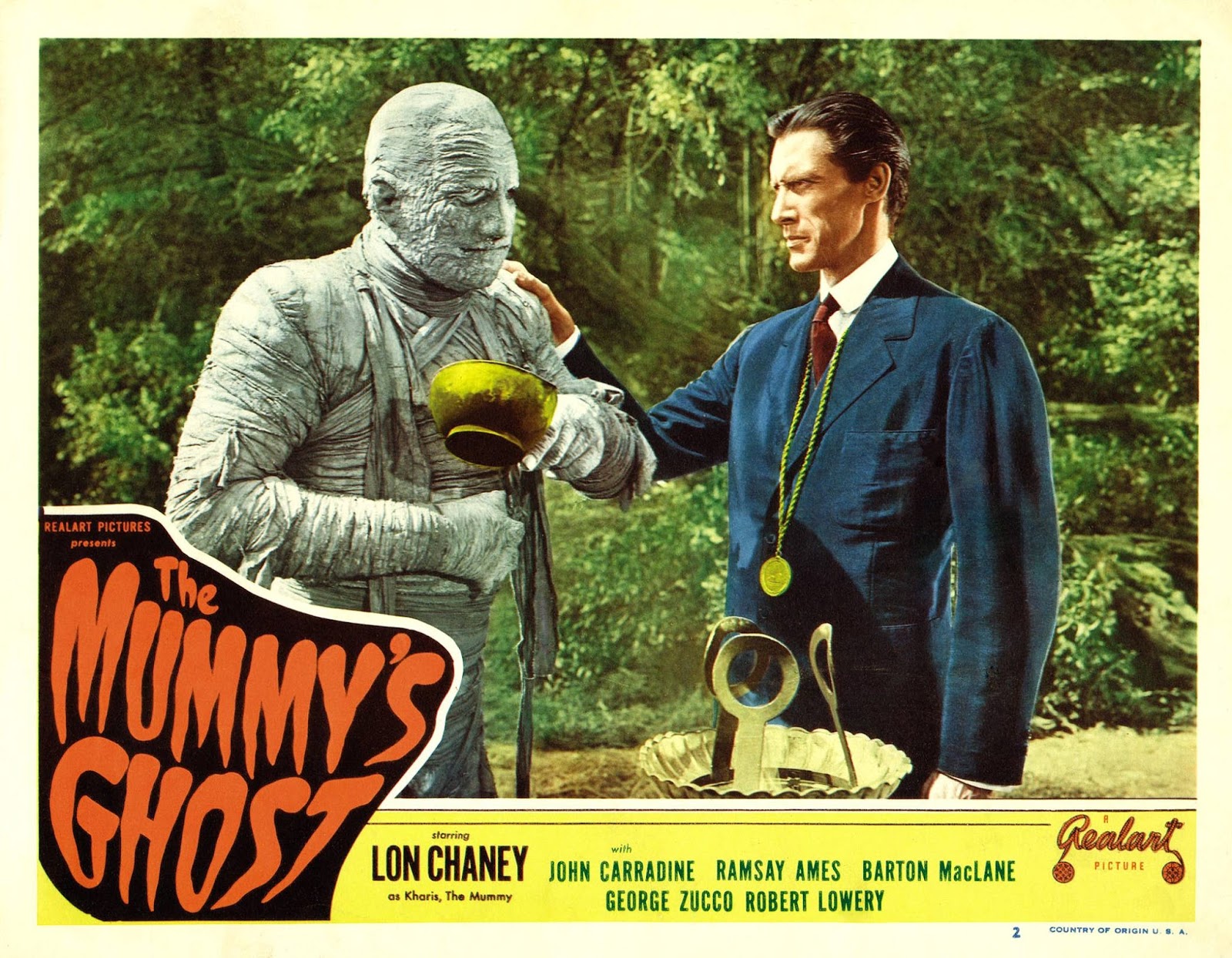 Bloody Pit of Rod: THE MUMMY'S GHOST (1944) Poster Art and Lobby Cards