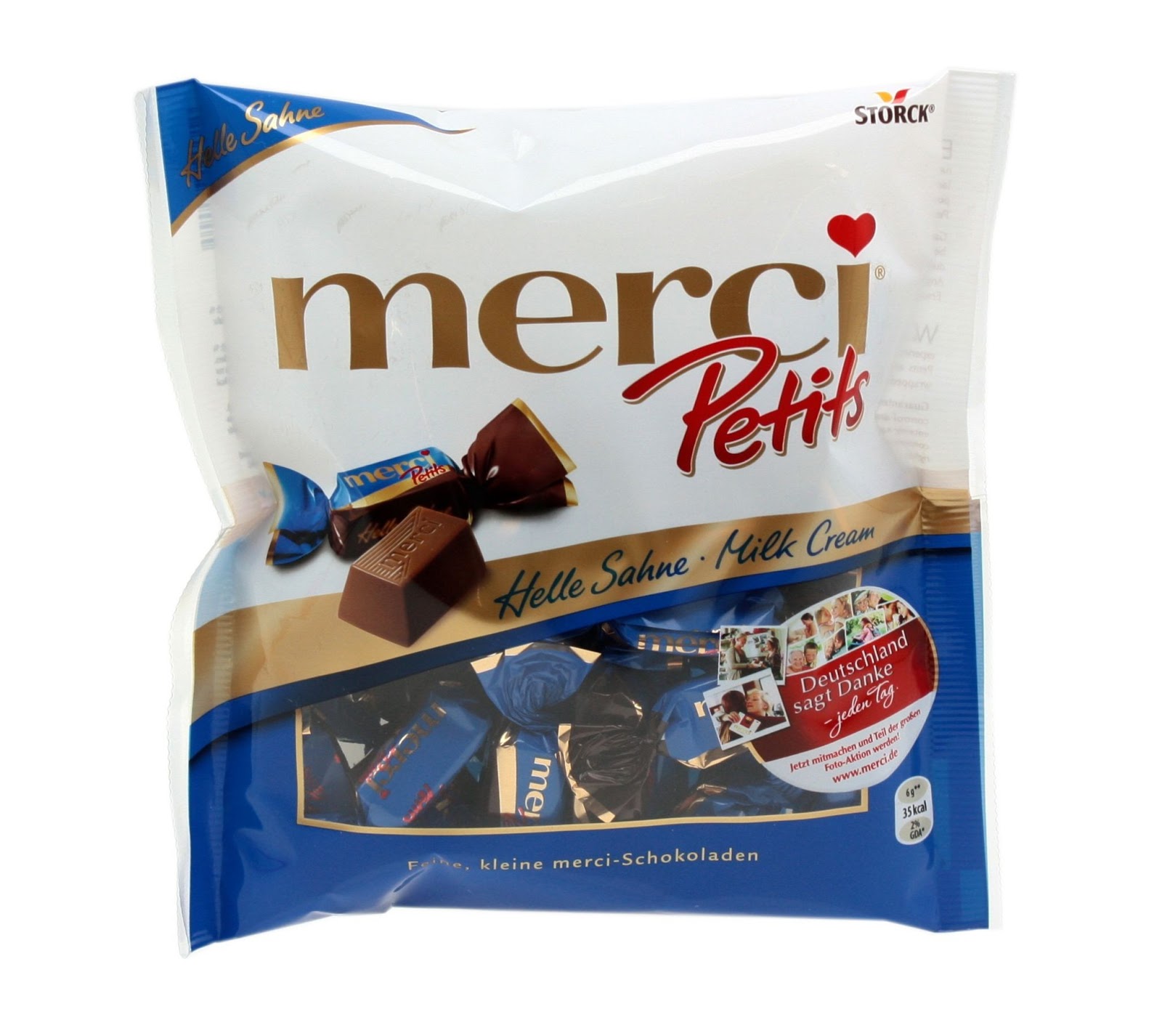 Produkt-Test-Duo: Merci Crocant & Merci Petits "Helle Sahne"