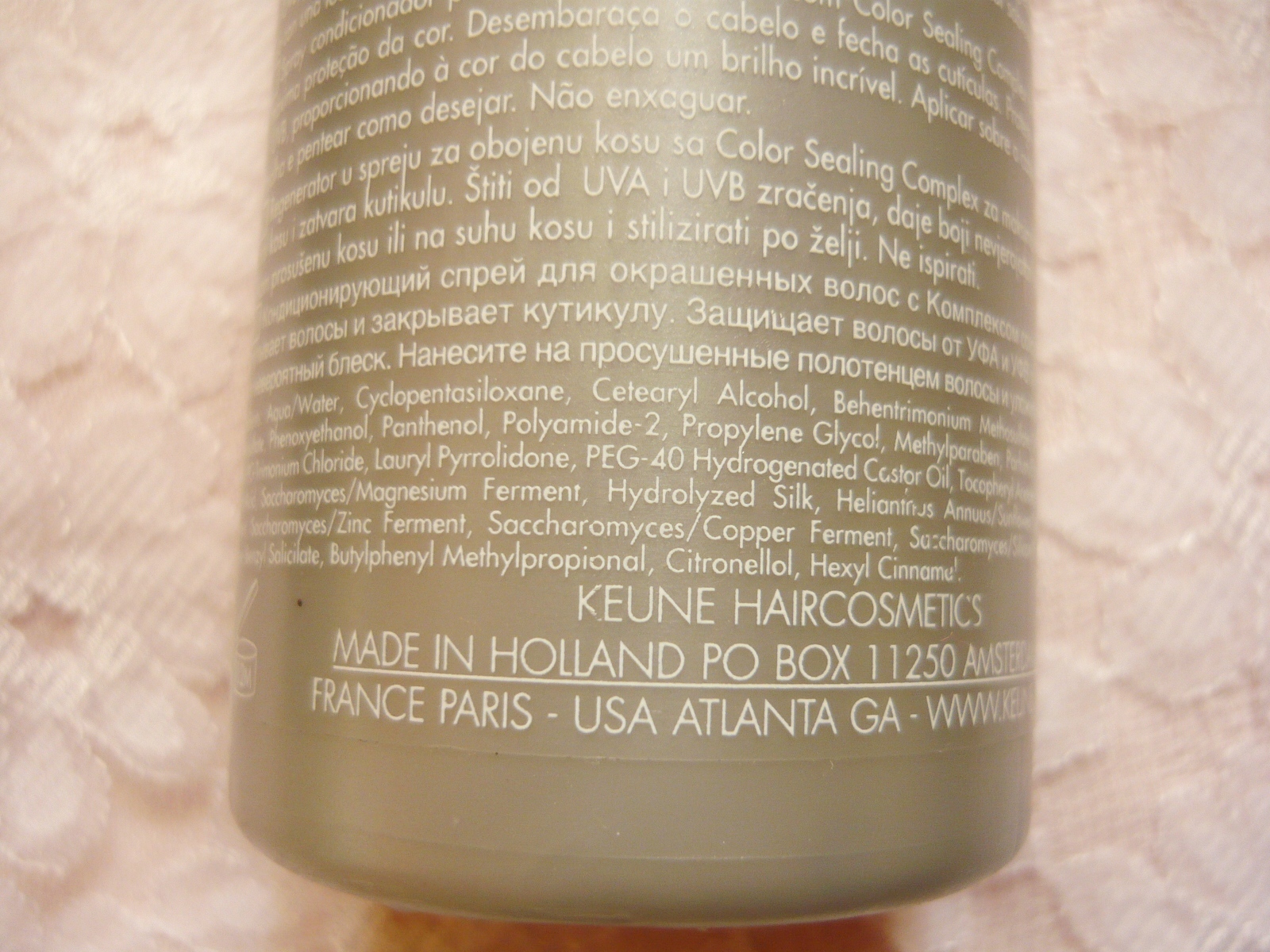 Review: Balsam spray pentru păr vopsit Keune