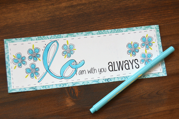 SRM Stickers: Brush Lettering Bookmarks by Christine