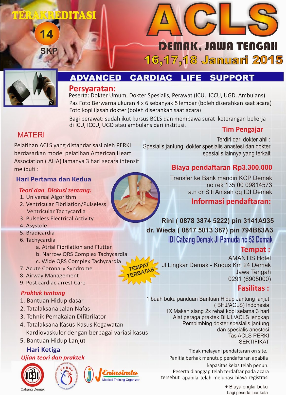 ACLS SOLO (PERKI): Januari 2015