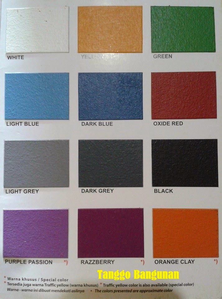 48+ Ide Katalog Warna Cat Besi Seiv, Warna Cat