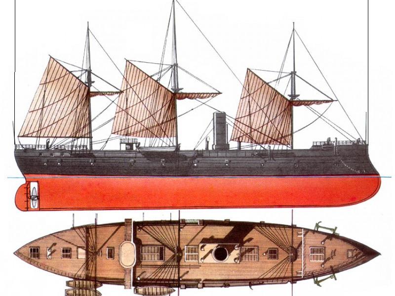 Los barcos de papel: SMS Erzherzog Frerdinand Max 1865