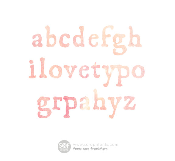 Fontaholic: FREEBIE FRIDAY: I Love Typography Print