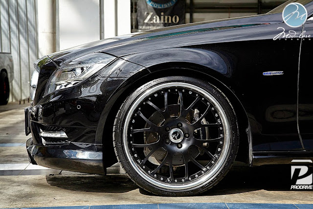 Mercedes-Benz C218 CLS Black on Black Modulare Wheels | BENZTUNING