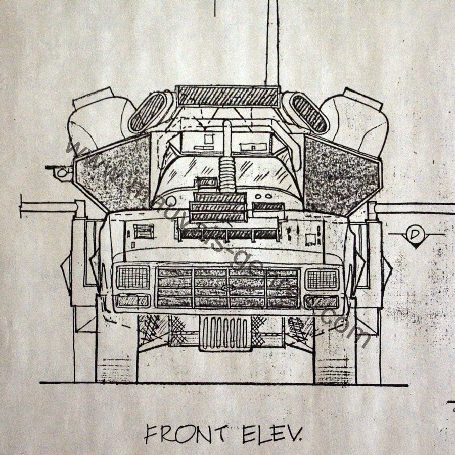 See What the Jet Car Almost Looked Like in BUCKAROO BANZAI Designs by ...