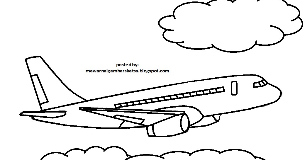 Baru 20+ Sketsa Pesawat