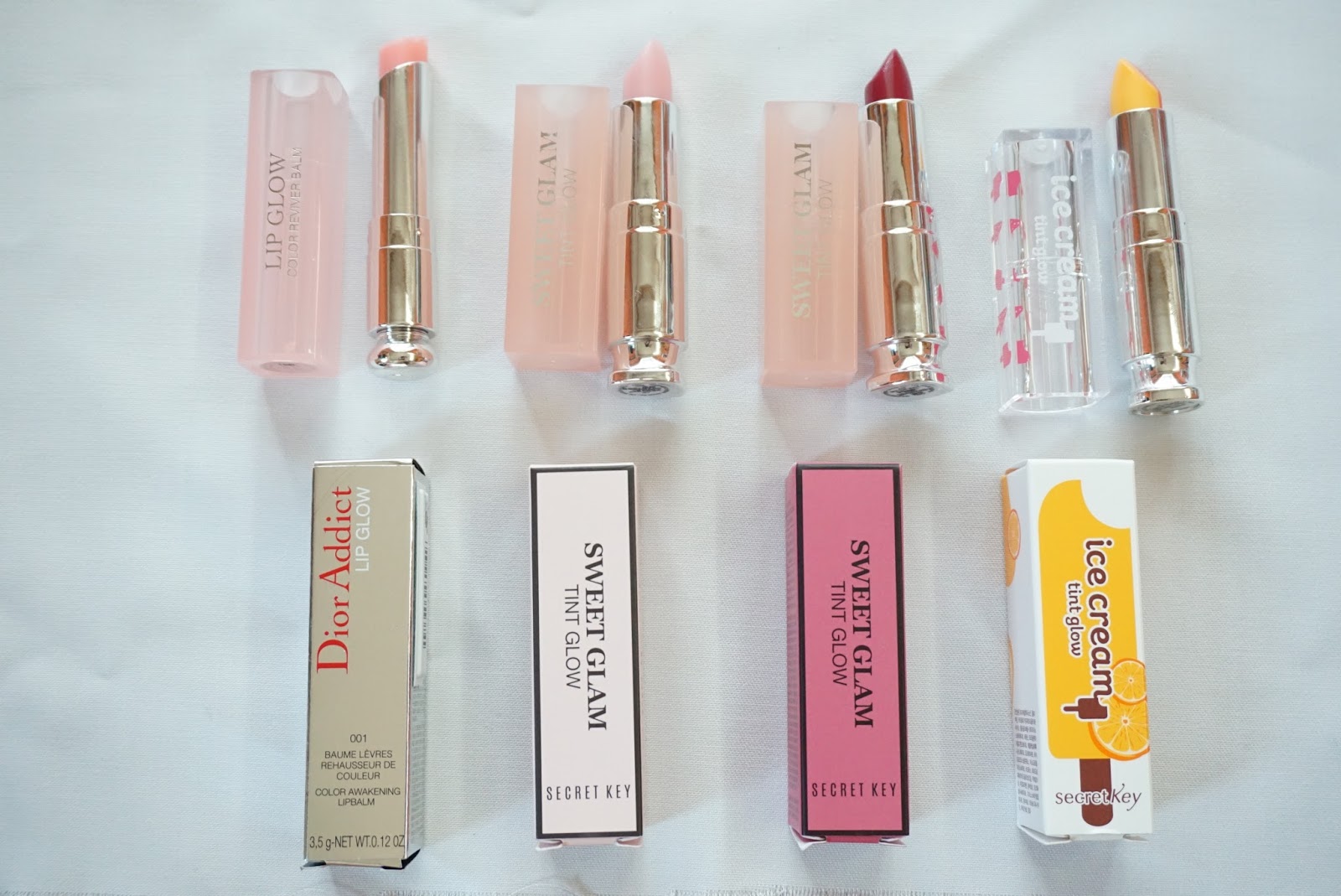 Dupe!!! Dior Lip glow vs. Secret key Lip glam tint glow - Baby Gangzter