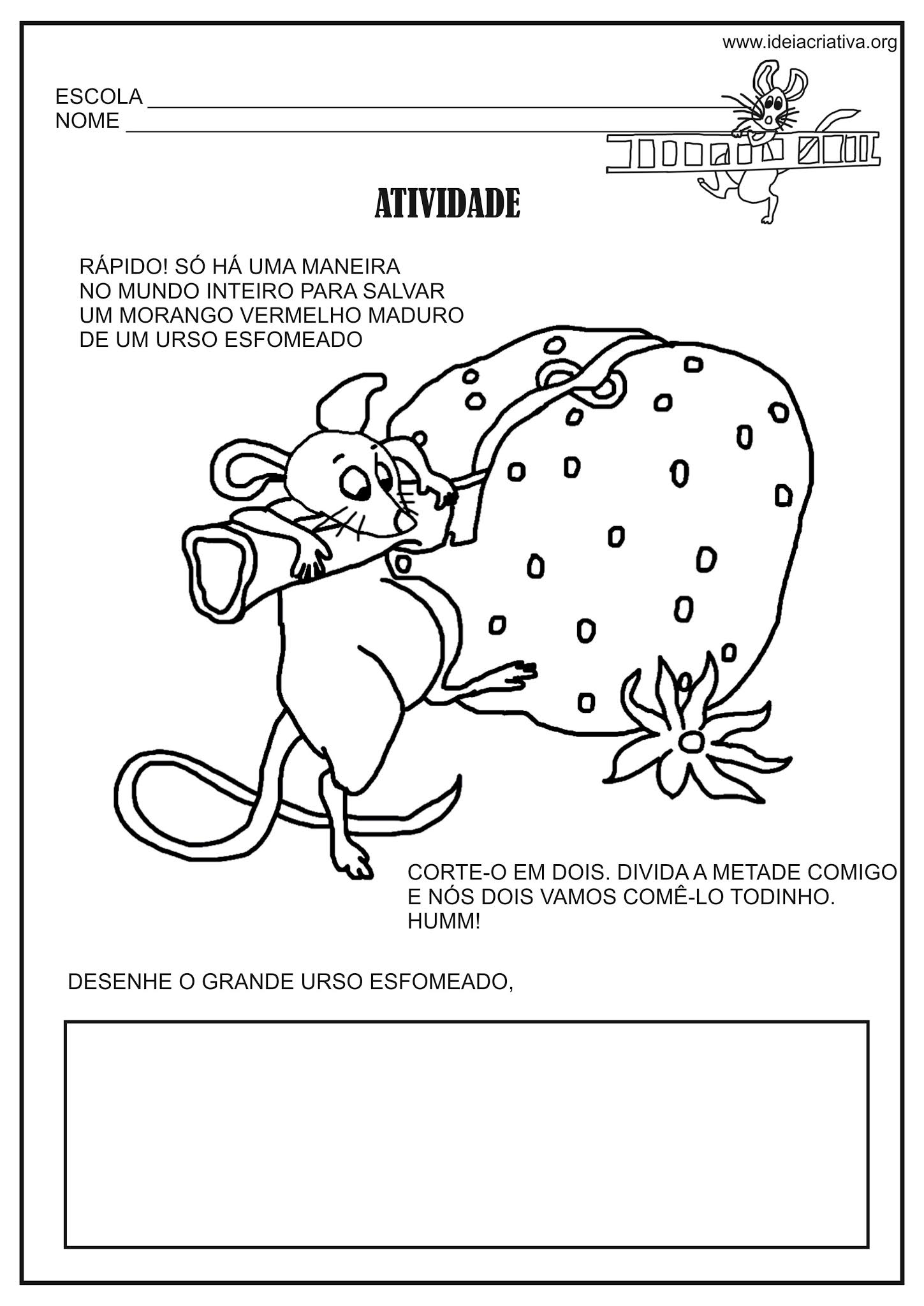 Atividades Morango Educação Infantil - RETOEDU