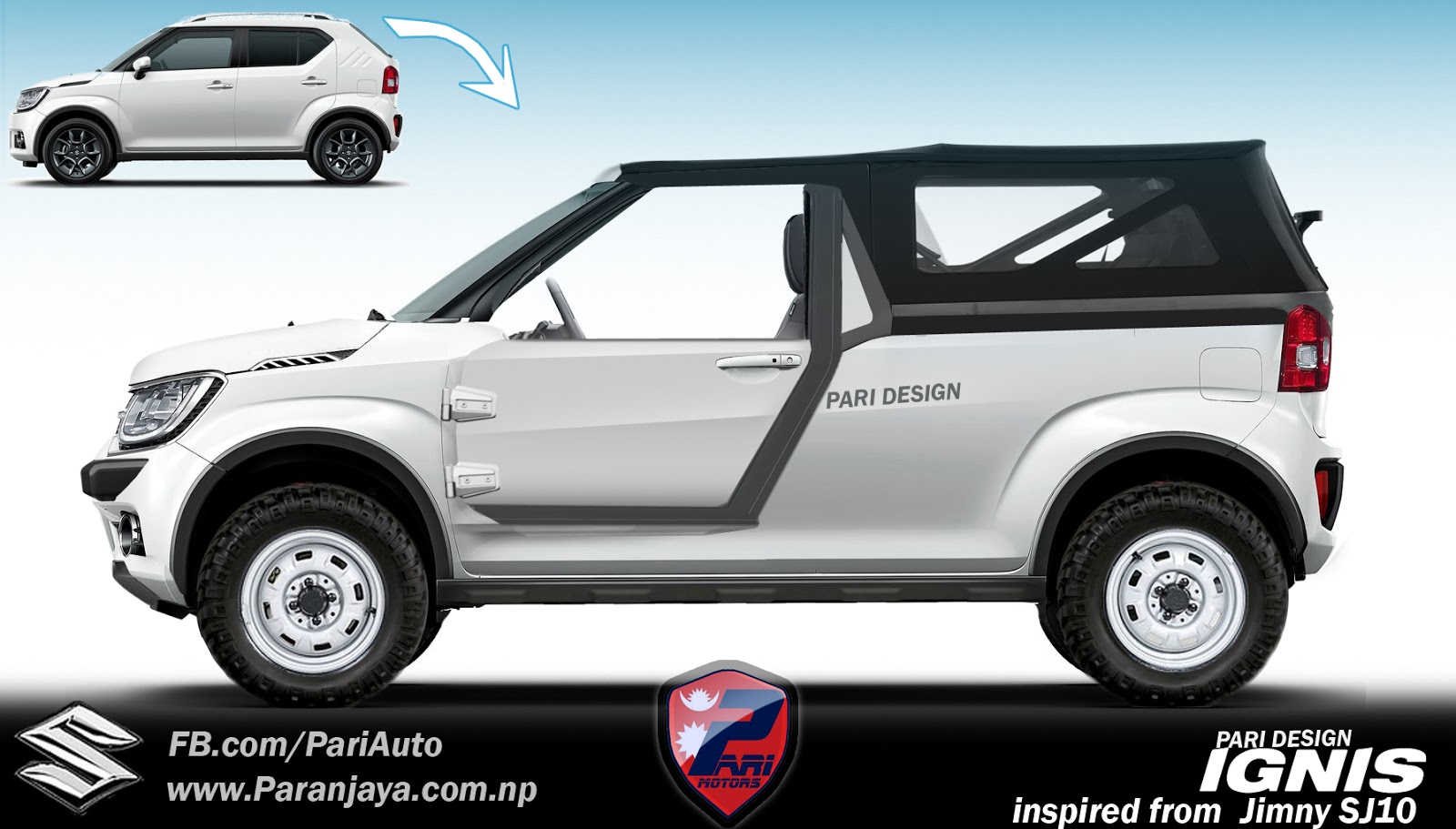 Suzuki iGNIS Modified as SJ10 ~ ( परन्जय ) Paranjaya's Blog