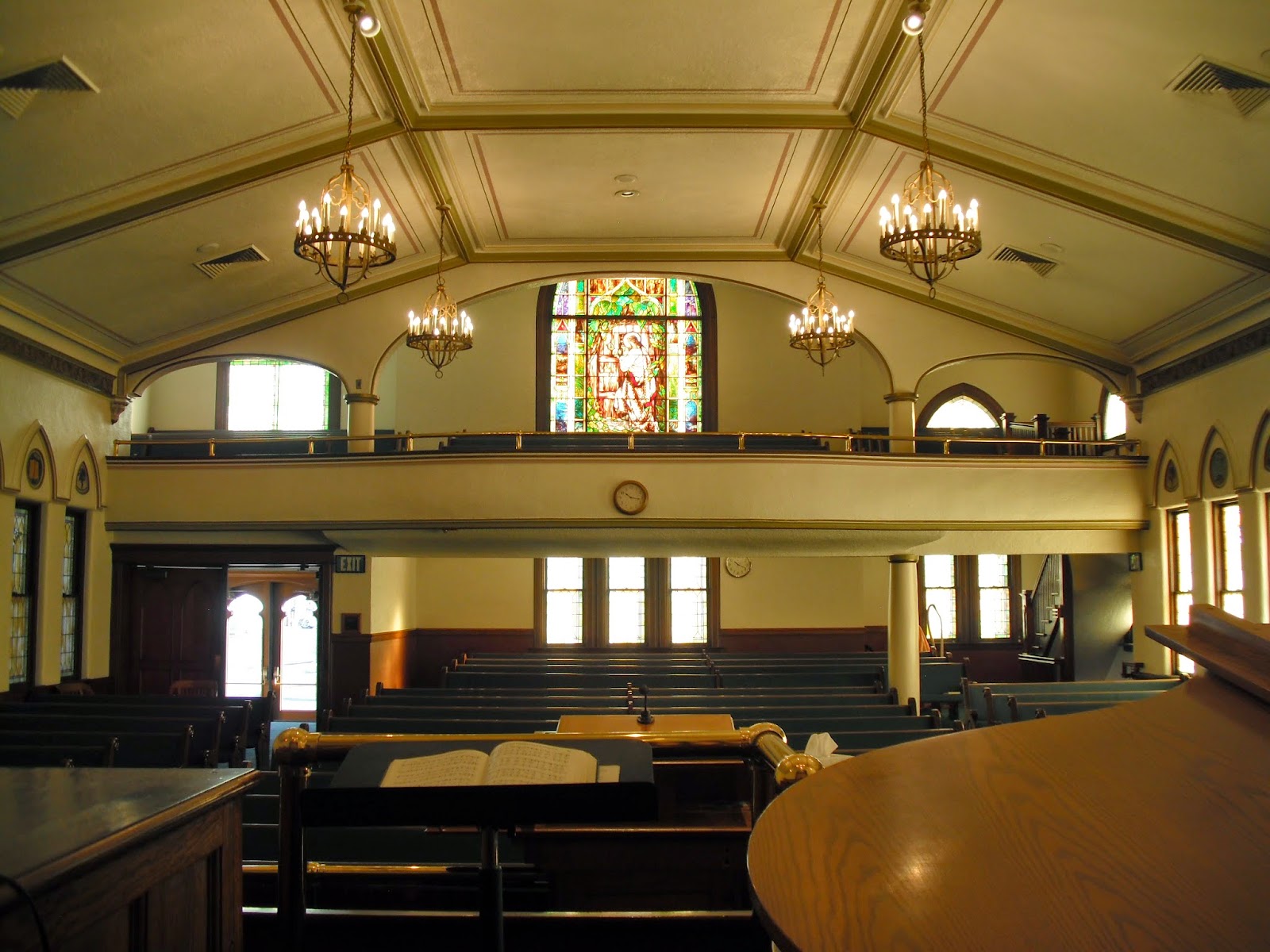 Historic LDS Architecture: Tenth Ward: Chapel Interior