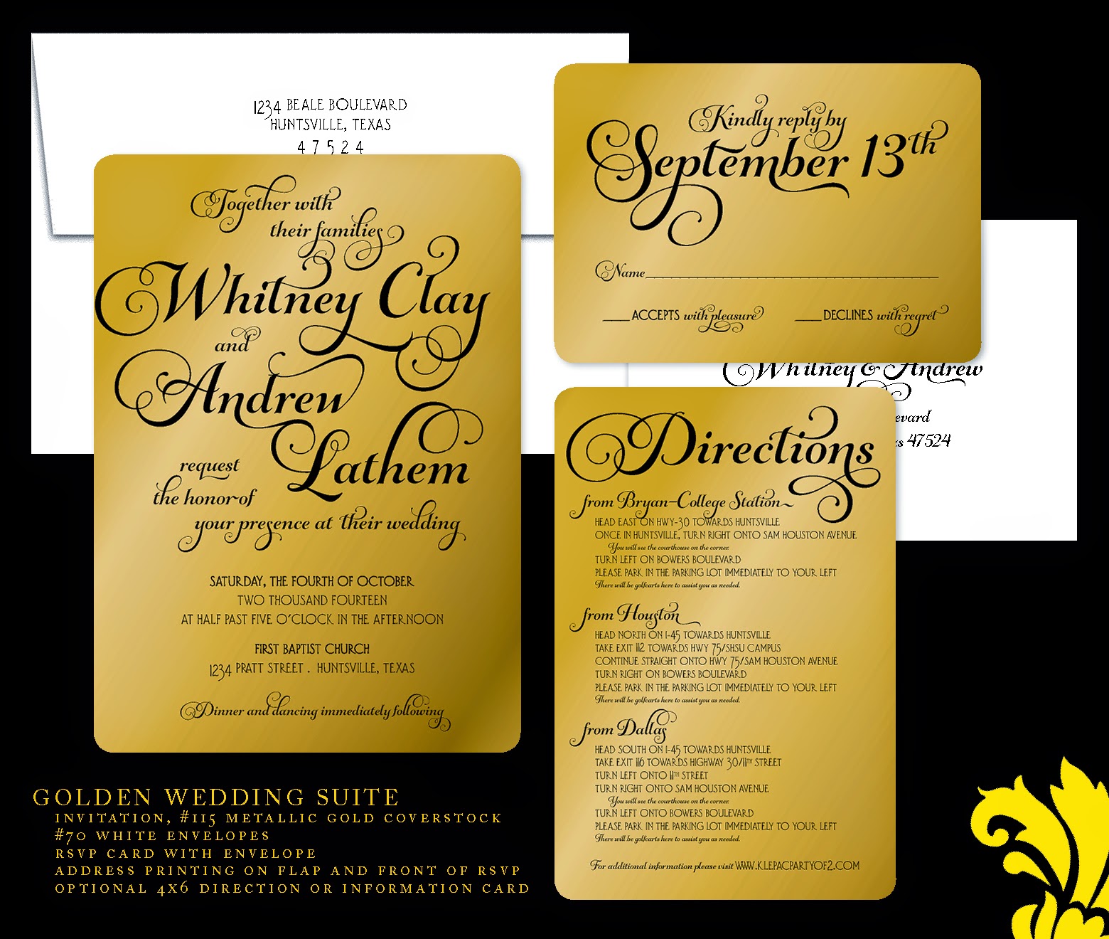 Nealon Design: GOLDEN wedding suite