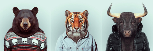 Design Stack: A Blog about Art, Design and Architecture: Clothed Animals