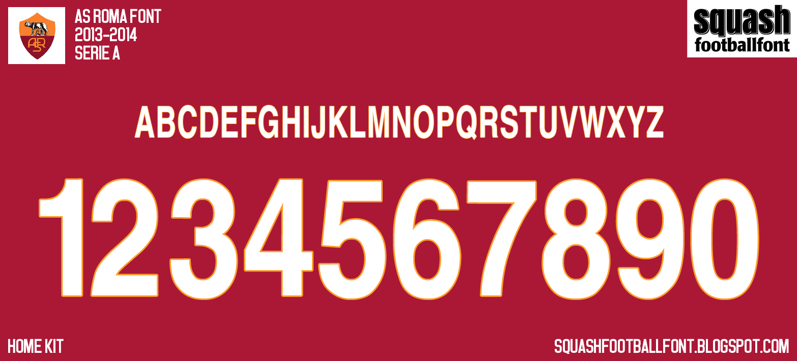 SFF: AS Roma 2013-2014 Font